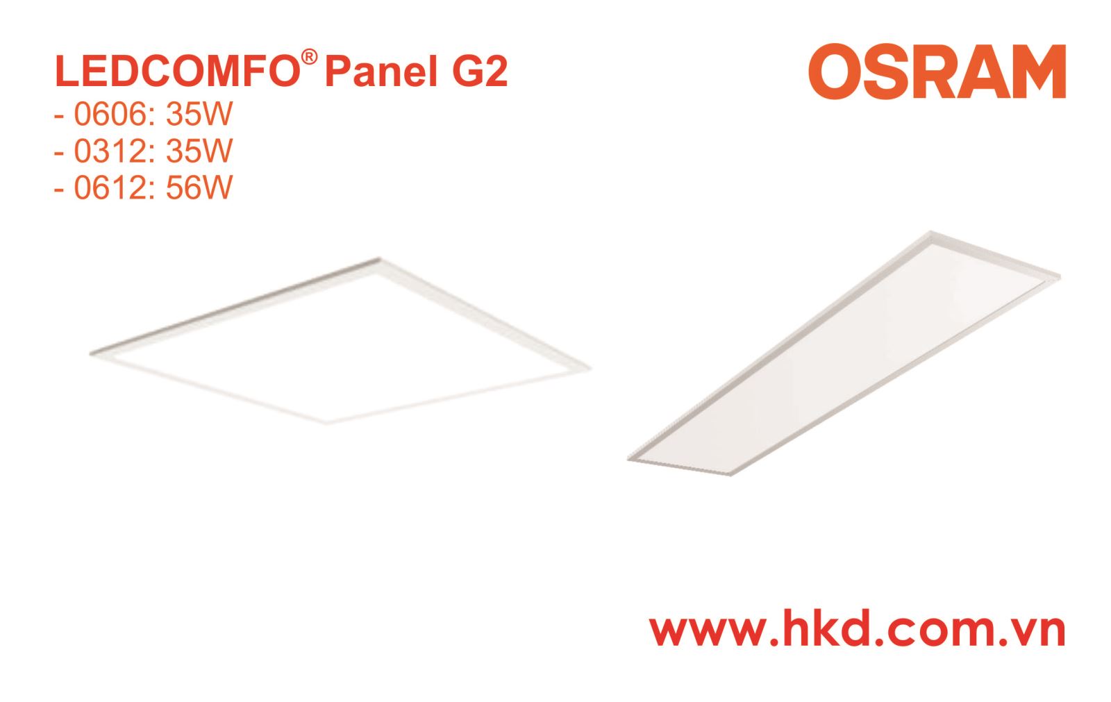 LEDCOMFO PANEL G2 0606 OSRAM